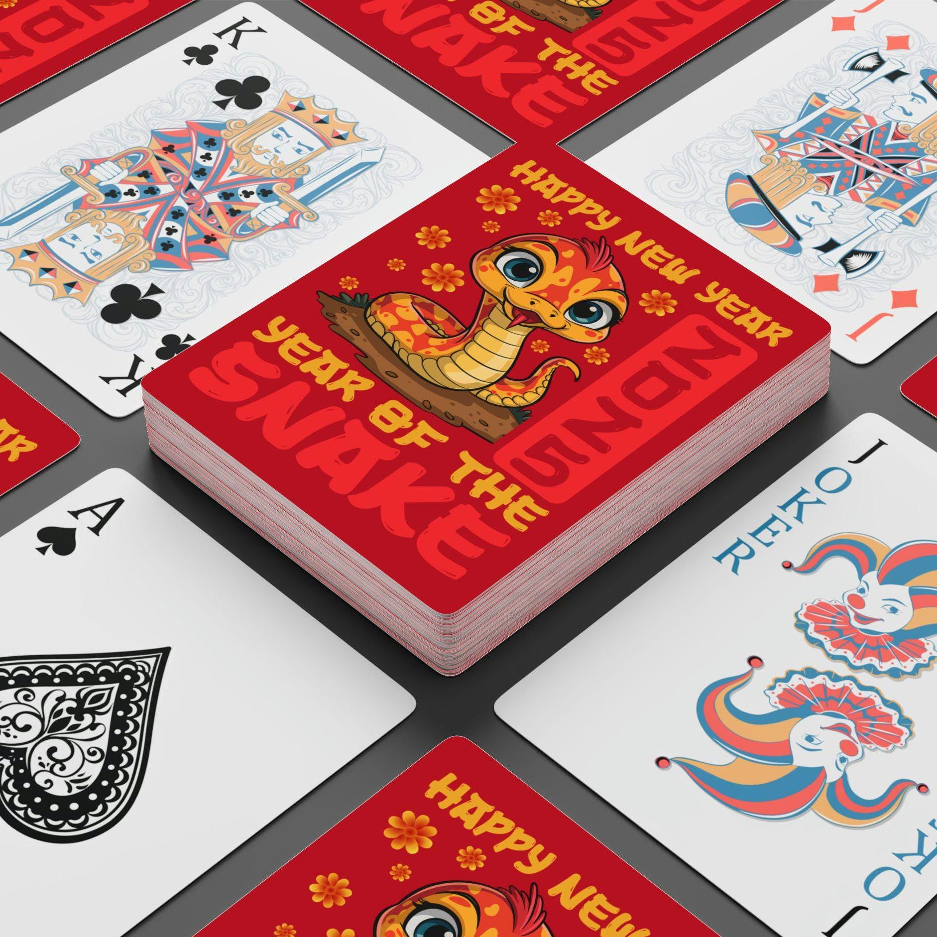 Playing Cards - Year of the Snake Poker Deck, Chinese New Year Gifts ...