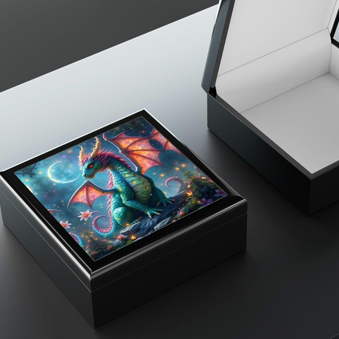 Mystical Dragon Jewelry Box, Fantasy Jewelry Box, Dragon Lover Gift ...
