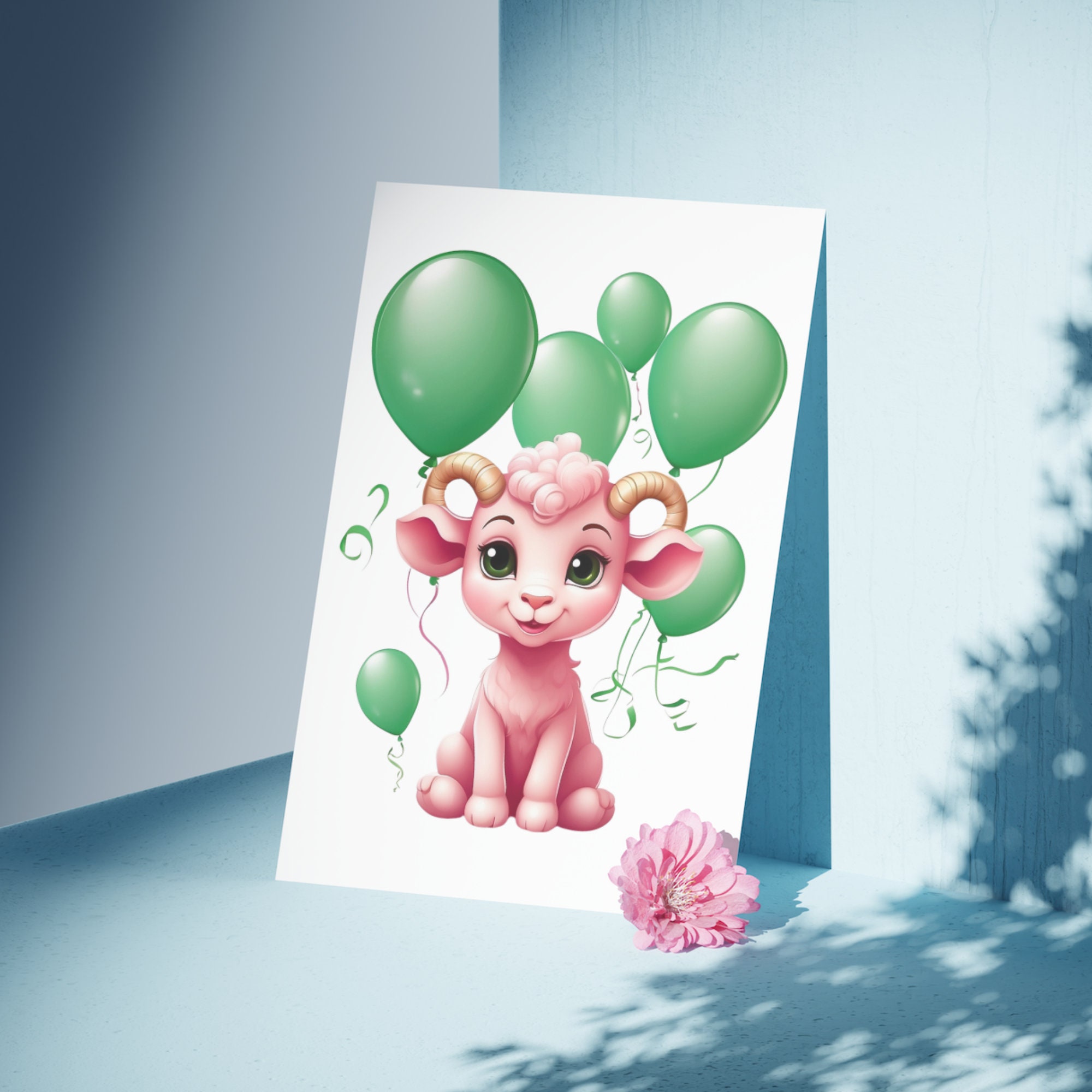 Baby Aries | Zodiac Sign Wall Art Printable | Aries Wall Art | Zodiac ...