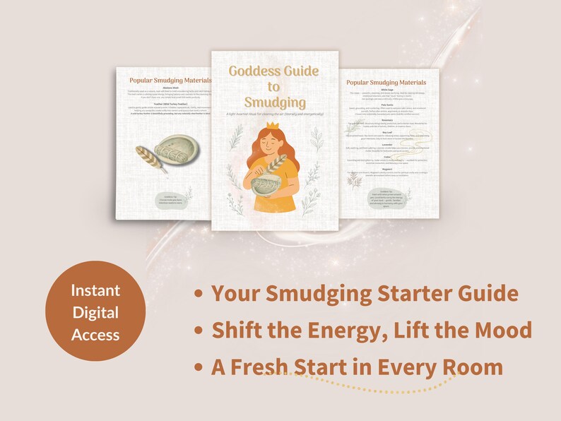 Goddess Guide to Smudging – Printable PDF for Smudging Yourself & Your ...