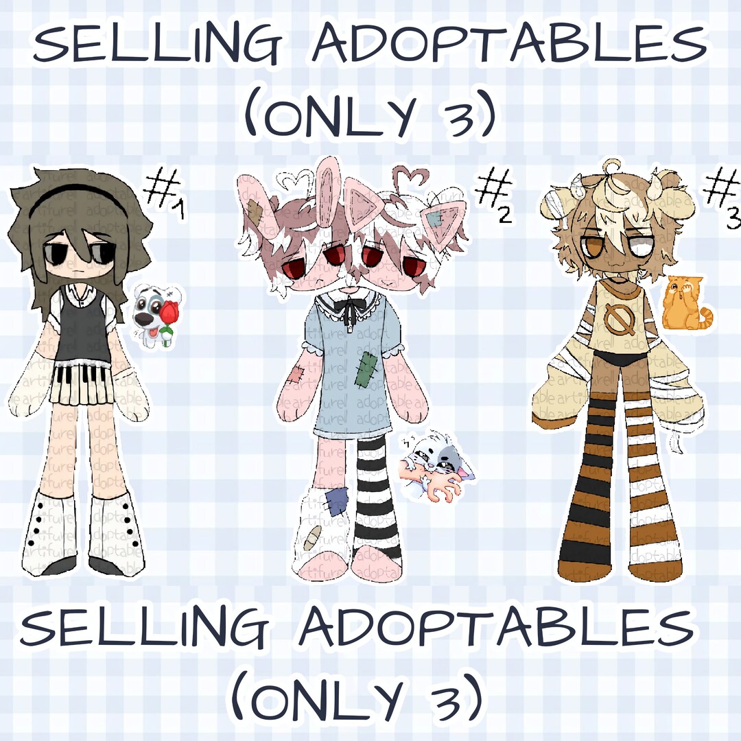 Furry & Human Adoptables only 3 - Etsy