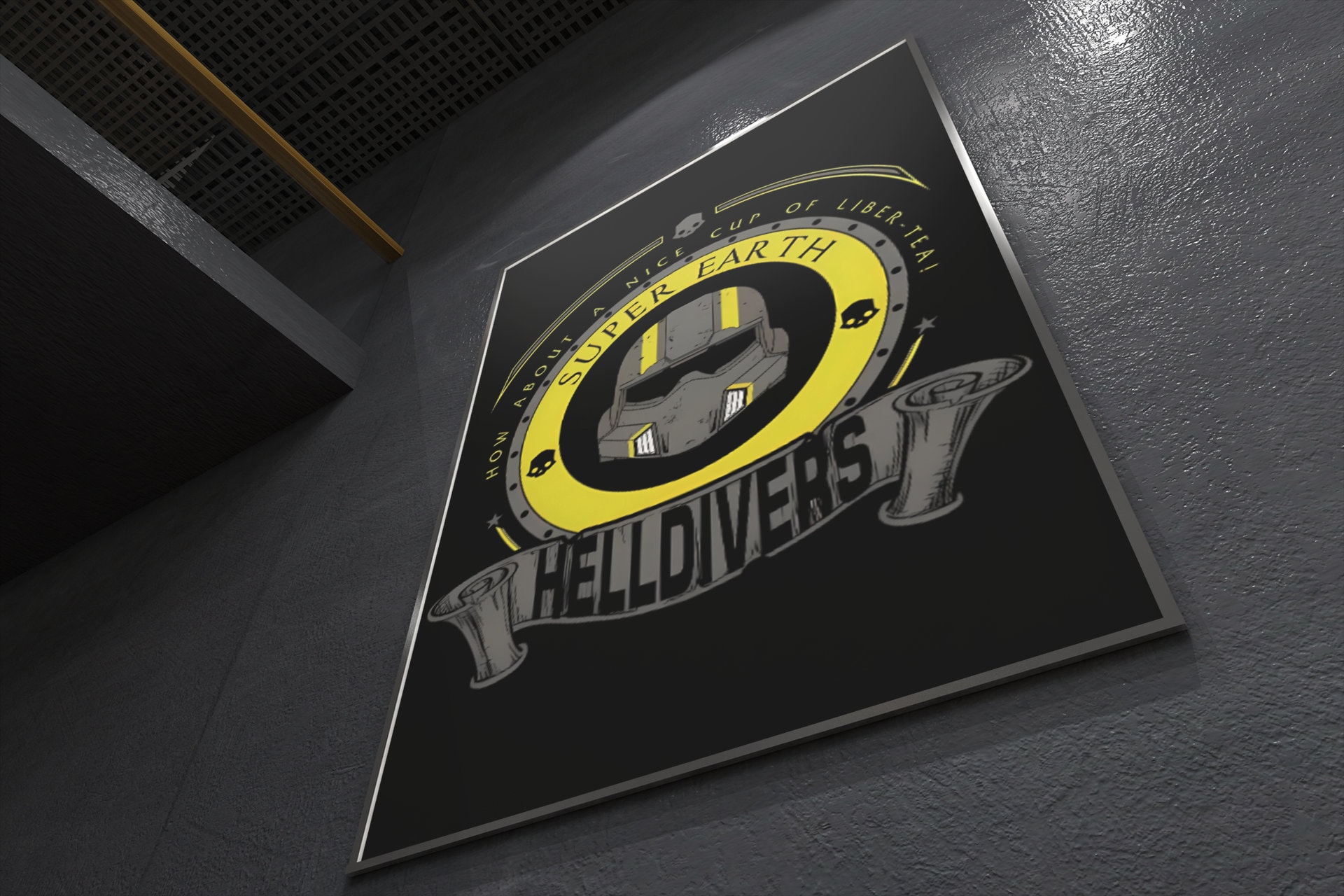 Hell Divers 2 Video Game Super Earth Liber-tea Propaganda Posters sold ...