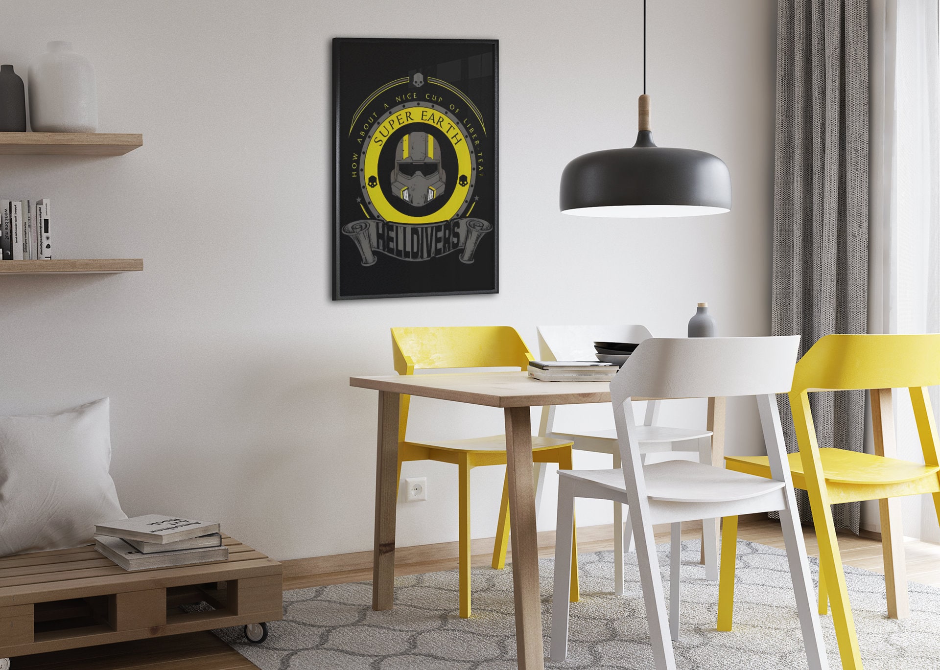 Hell Divers 2 Video Game Super Earth Liber-tea Propaganda Posters sold ...