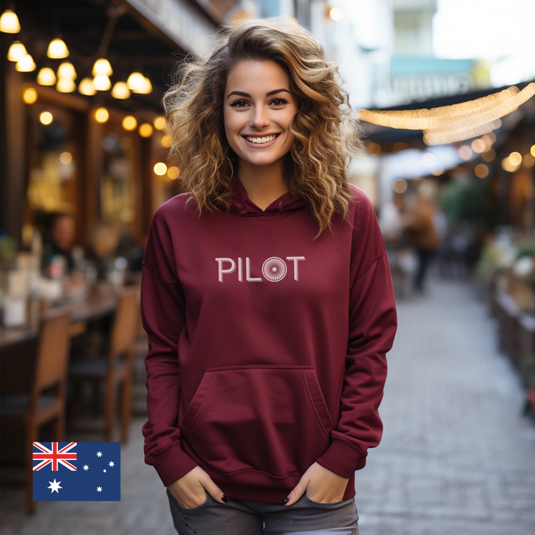 Unisex Pilot Hooded Top, Aircraft Hoodie, Pilot, Aviation Clothing ...