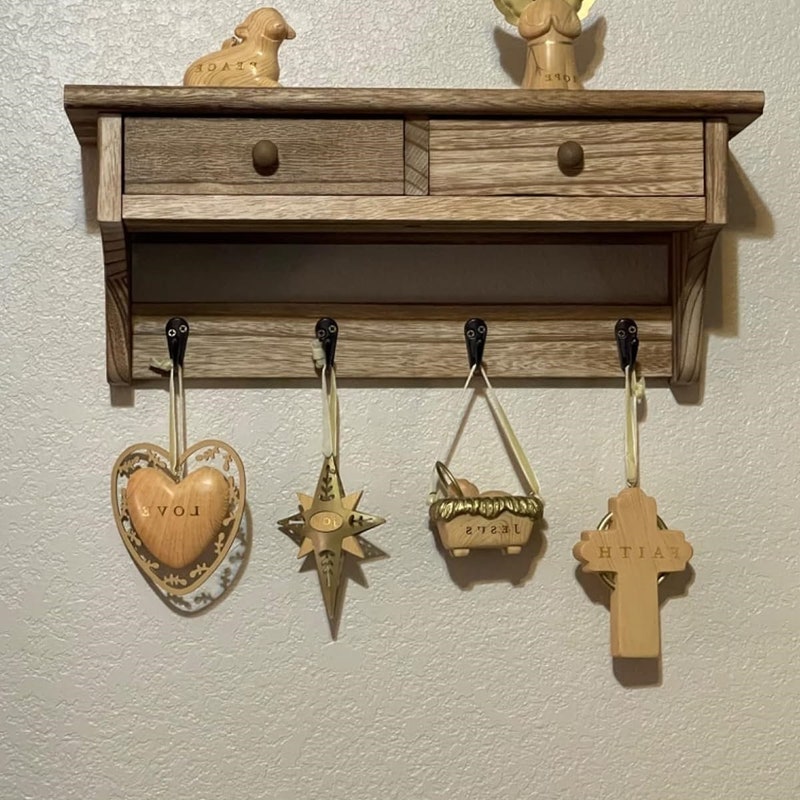 Shelf With Hooks - Etsy