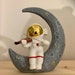 Desktop Bookshelf Office Living Decorative Room Astronaut Statue ...