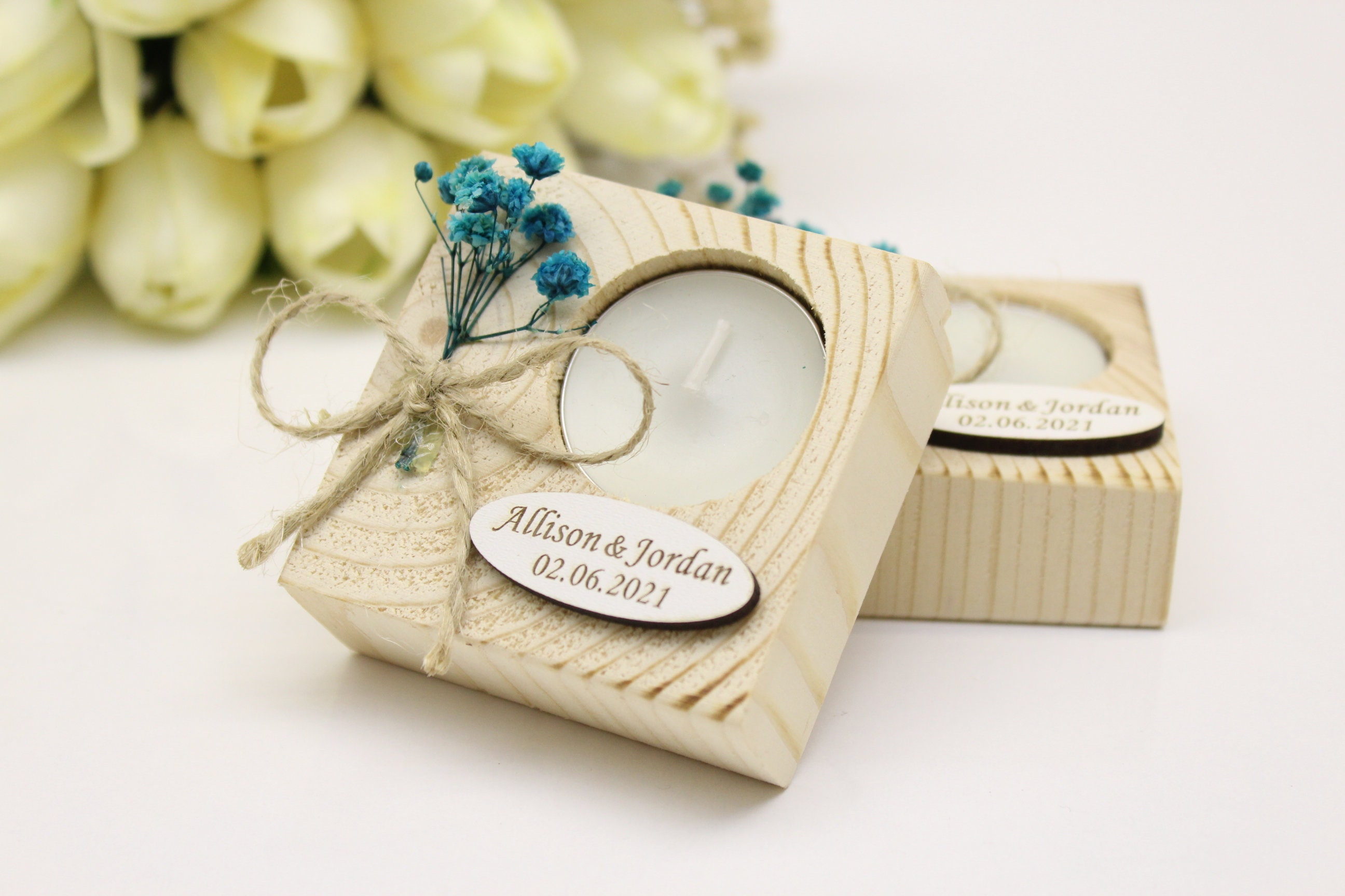 Personalized Candle Wedding Favor Wedding Favors For Guests In Bulk