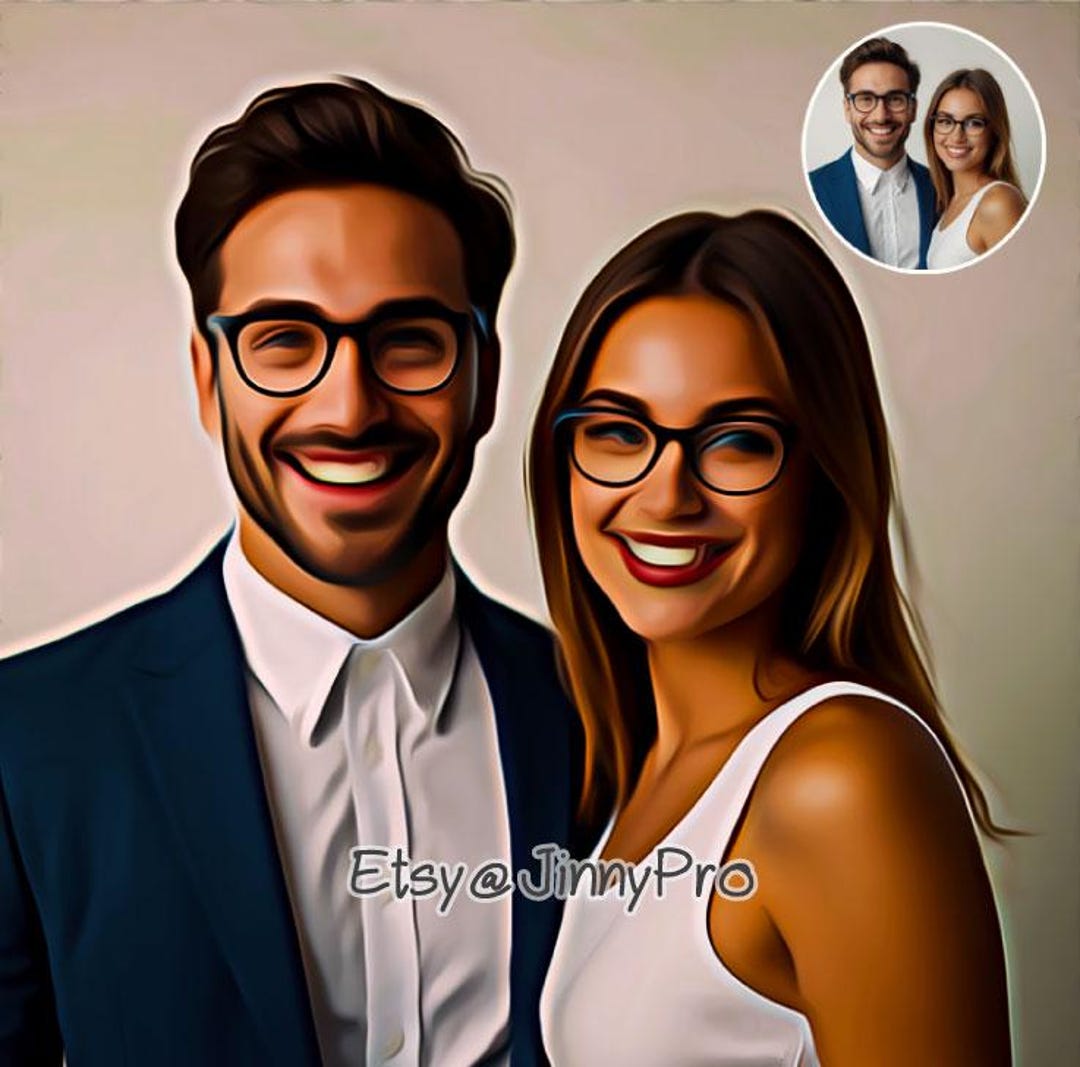 Personalized Cartoon Portrait, Custom Profile Picture, Fun Avatar ...
