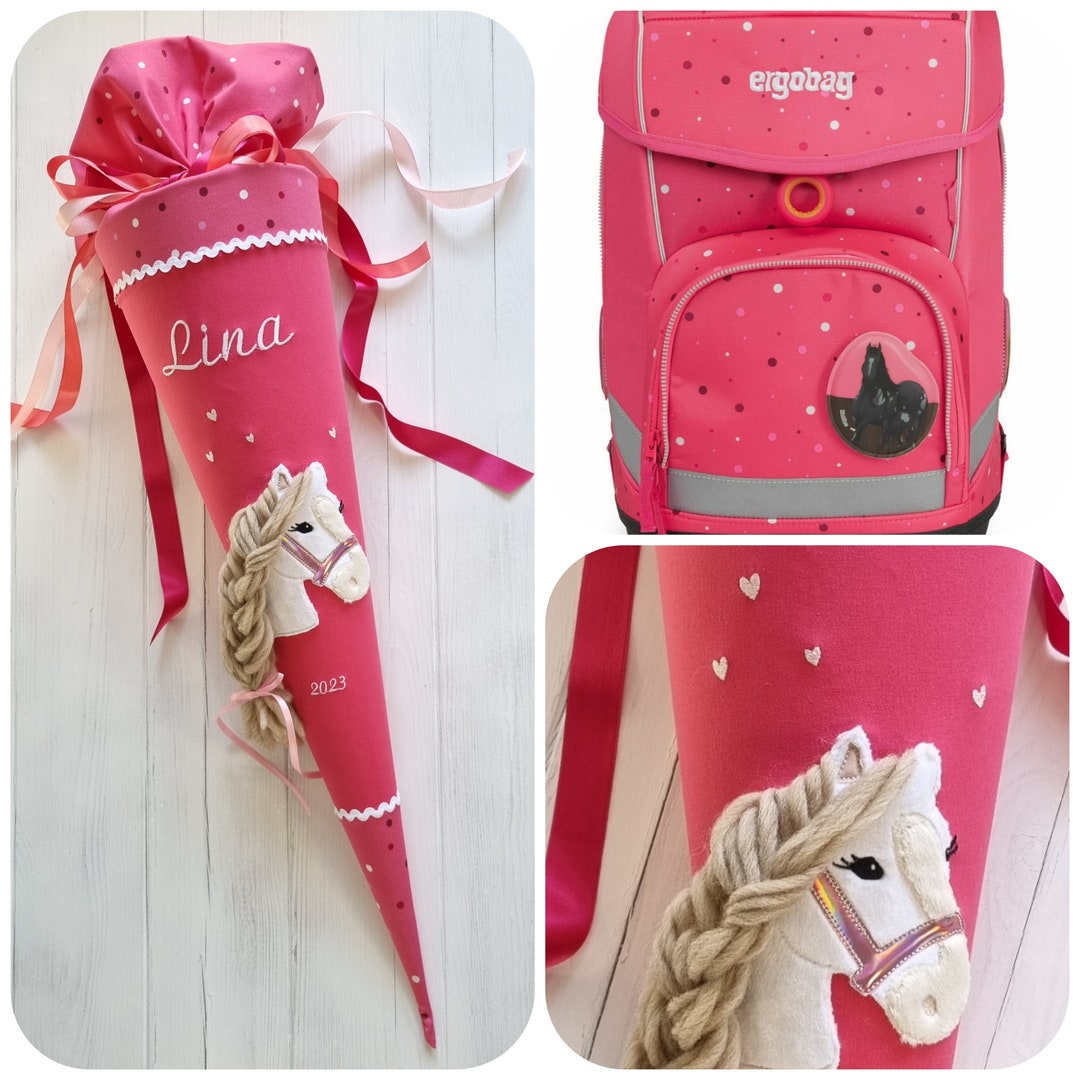 Schultüte Pferd passend zum Ergobag Reitbärhof Schulranzen - Etsy.de