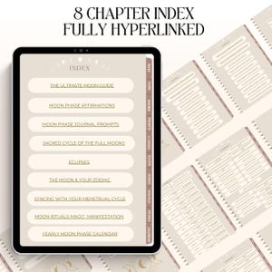 Digital Moon Phases Journal 2025 Moon Calendar, Zodiac, Moon Magic ...