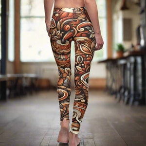 light brown patterned tights