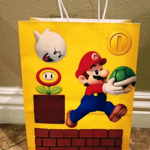 Super Mario Party Favor Bags - Etsy