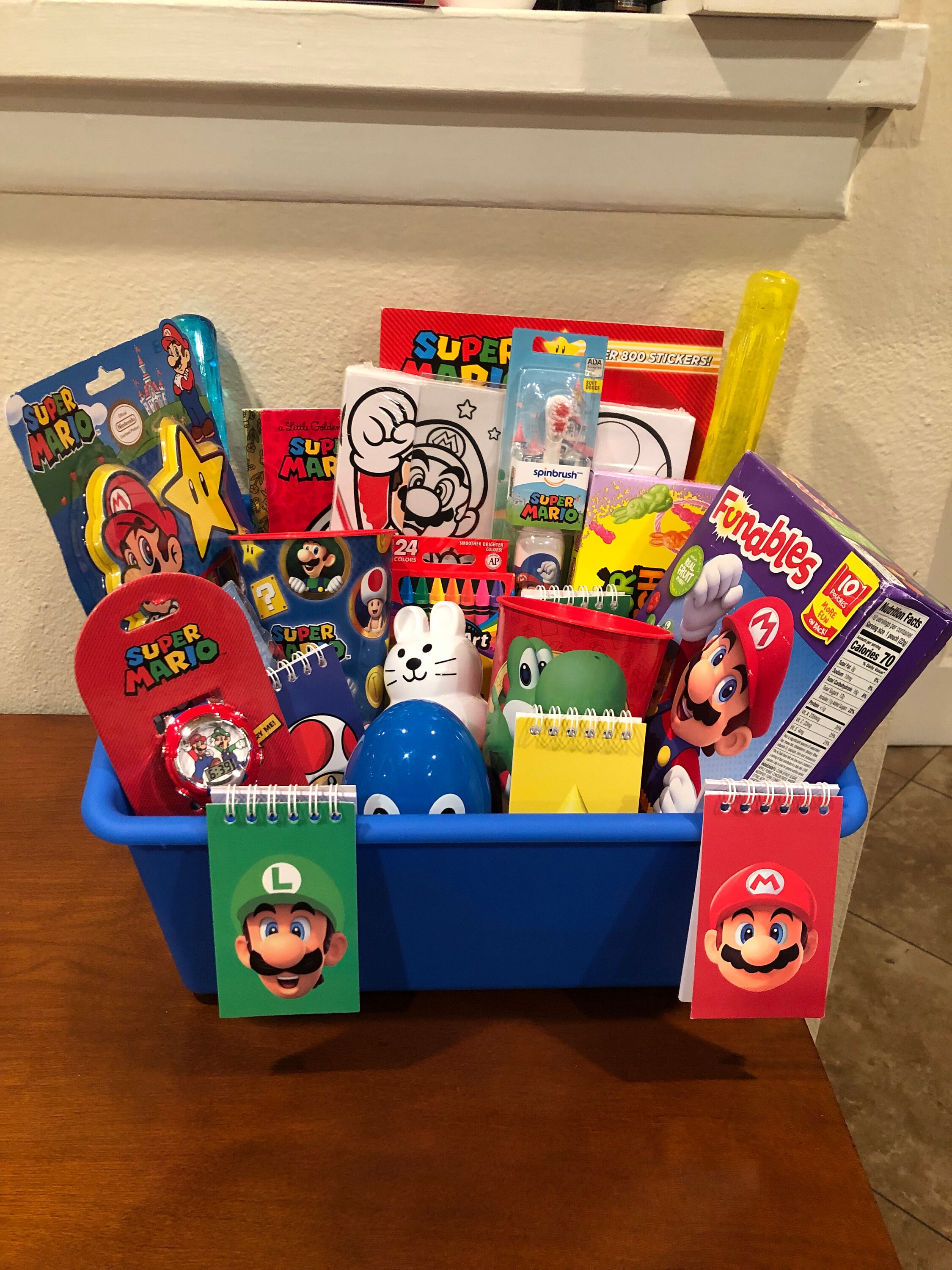 Super Mario Easter Basket - Etsy