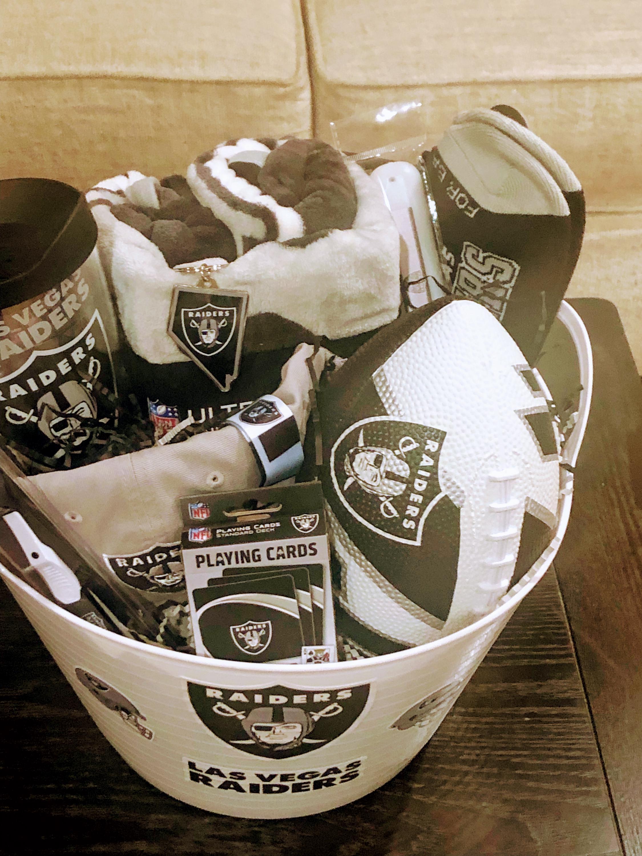 Raiders Fan Gift Basket: Hat, Blanket, Tumbler & More - Etsy