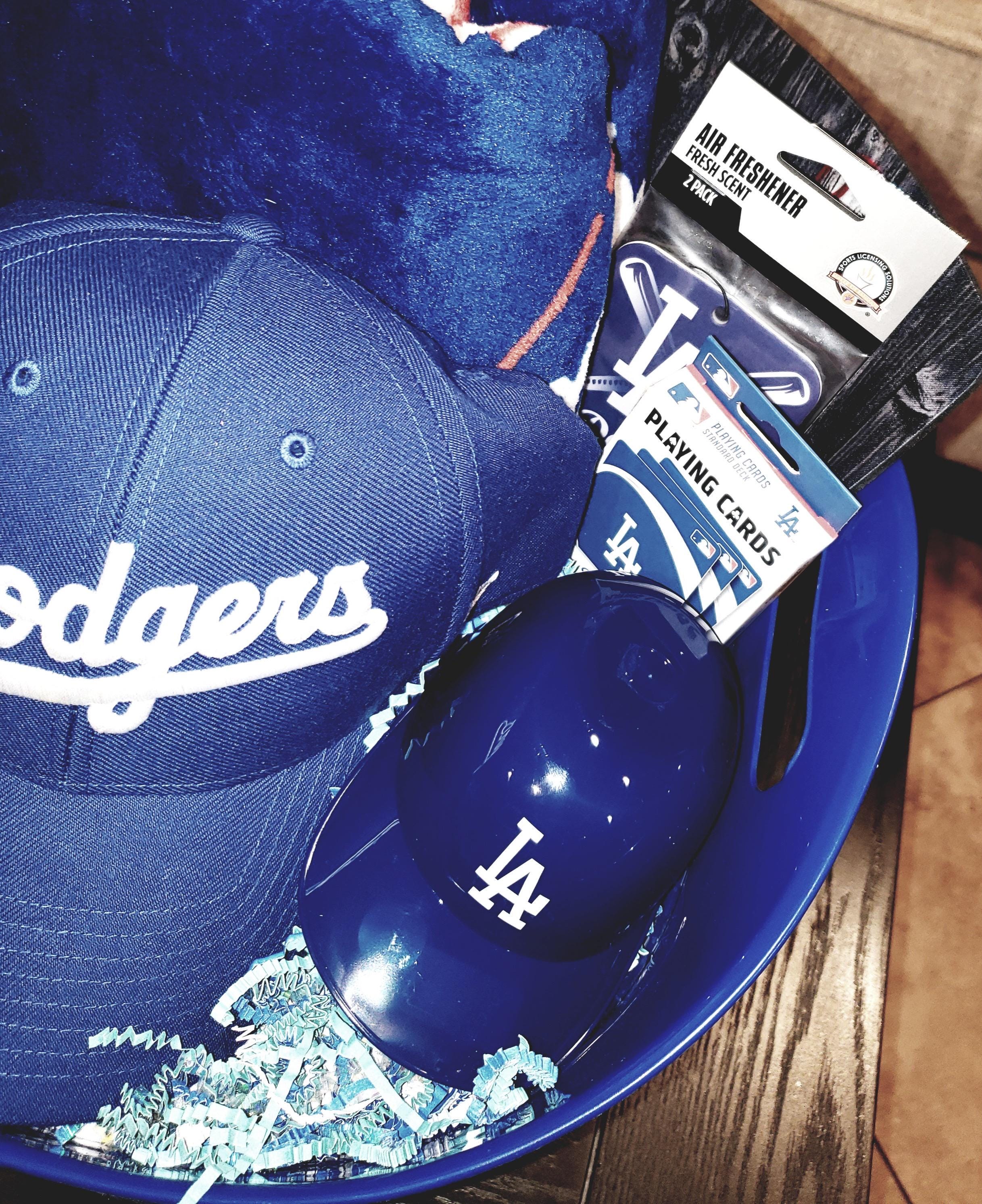 LA Dodgers Basket - Etsy