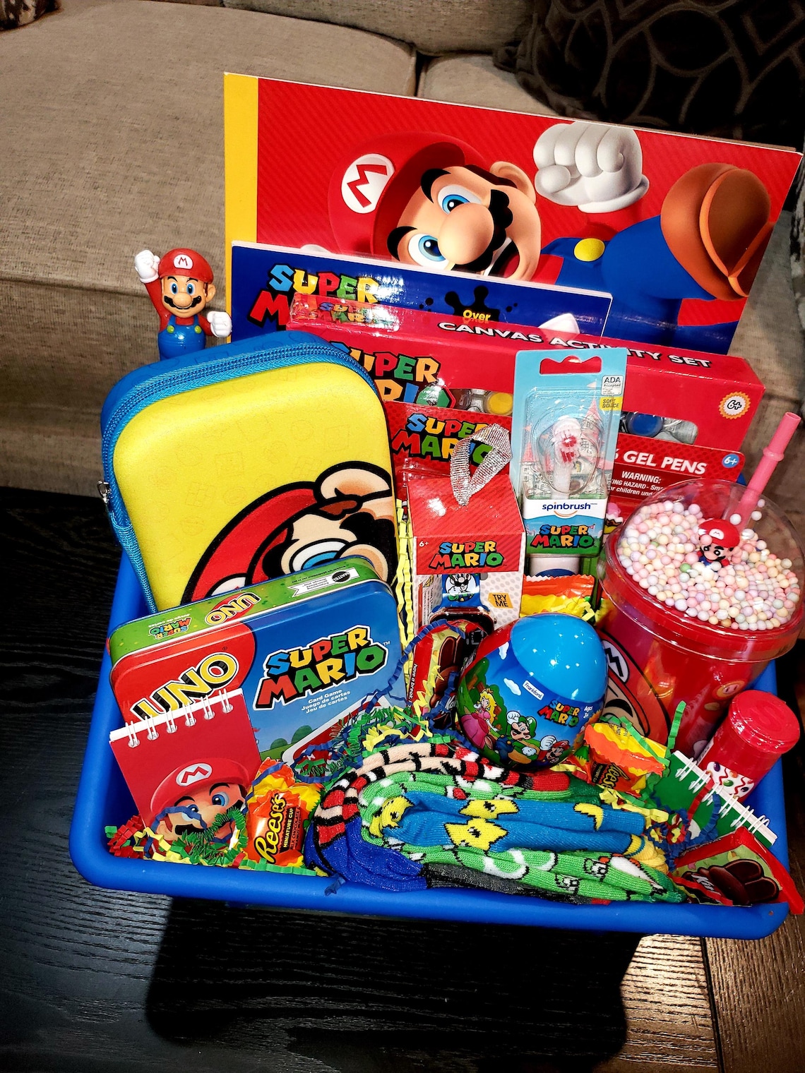 Super Mario Easter Basket - Etsy