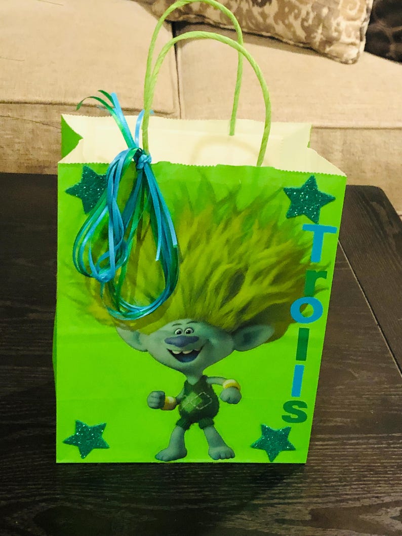 Trolls Party Favor Bags - Etsy