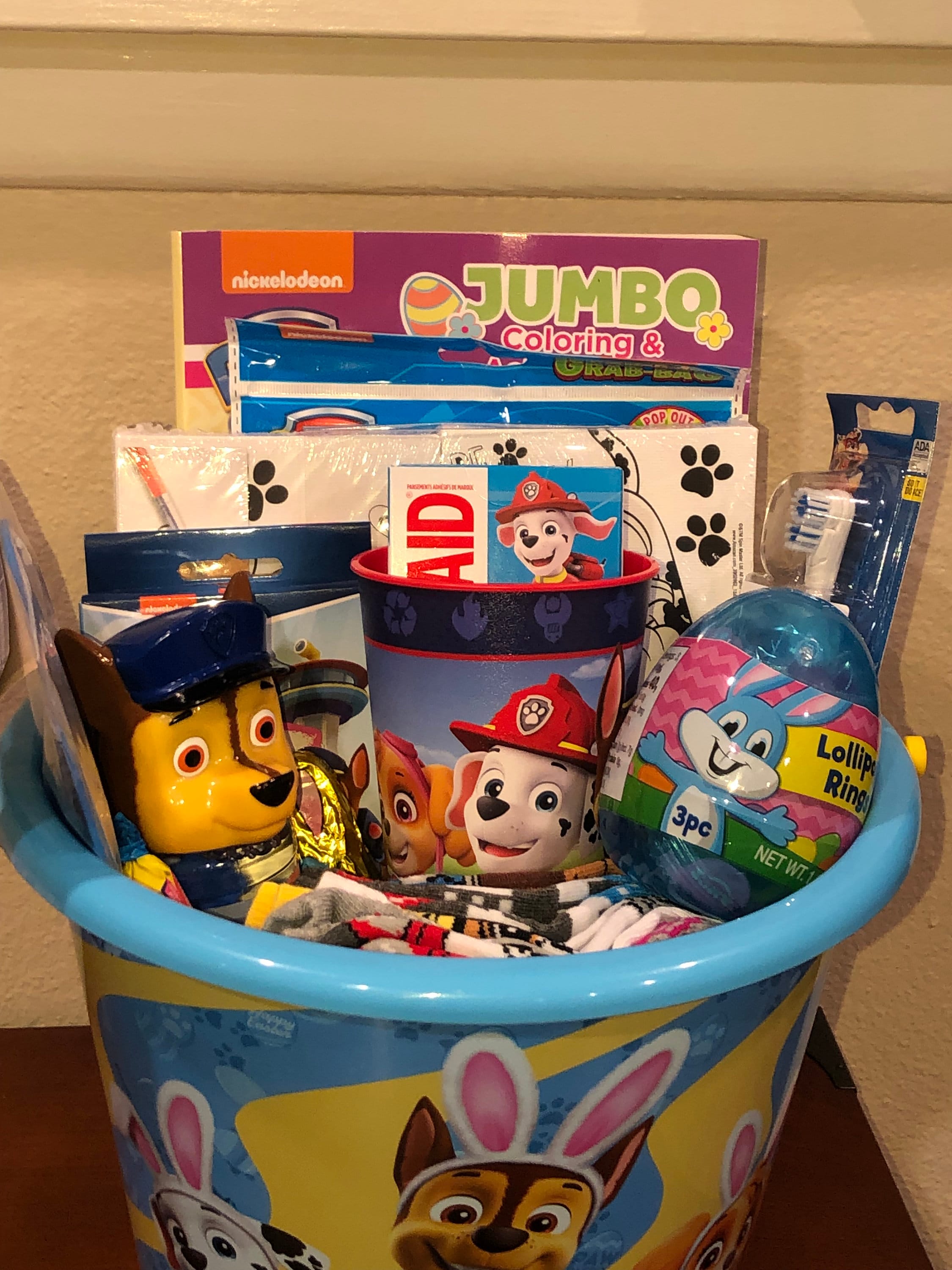 Paw Patrol Easter Basket - Etsy