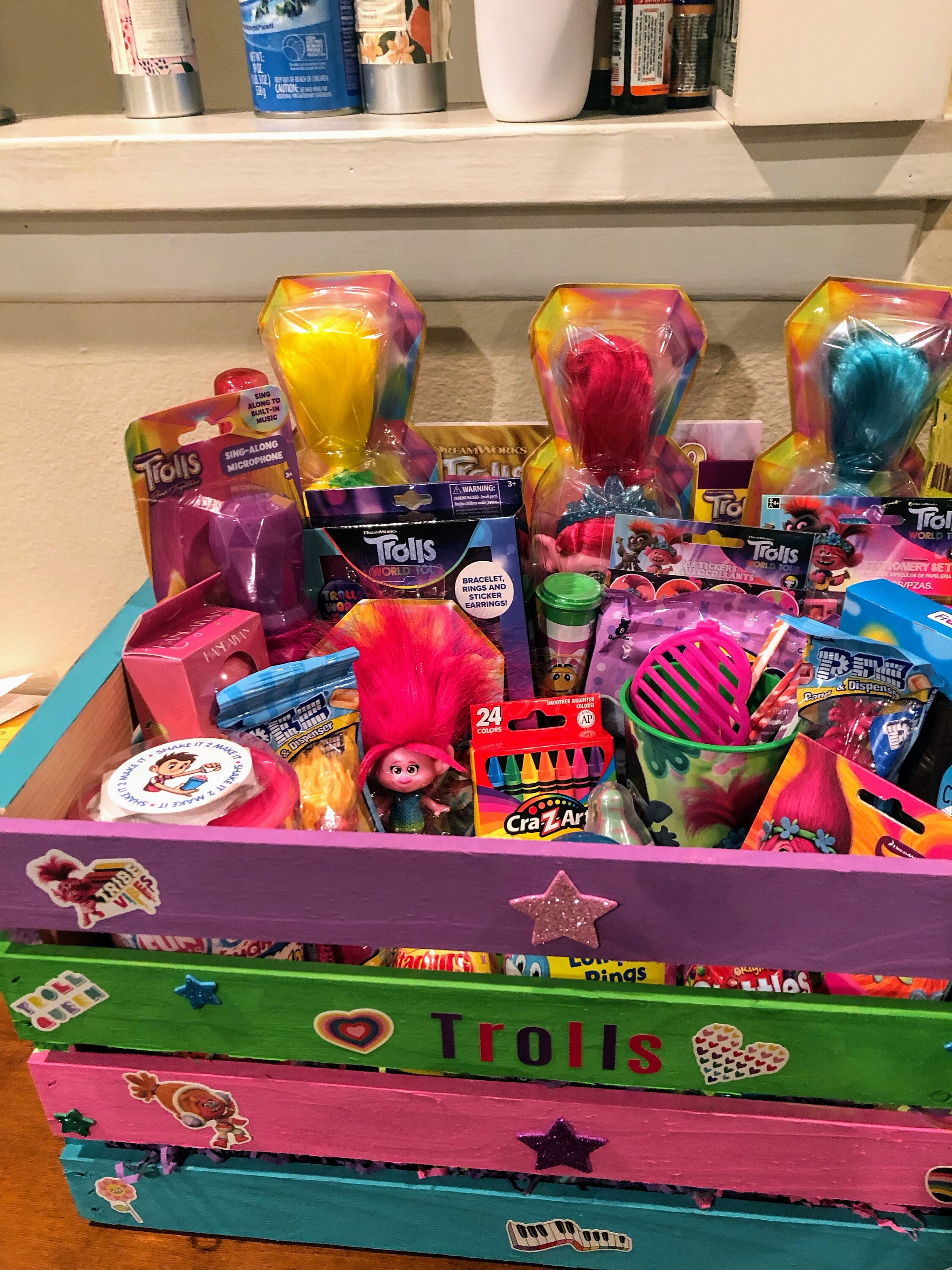 TROLLS GIFT BASKET - Etsy