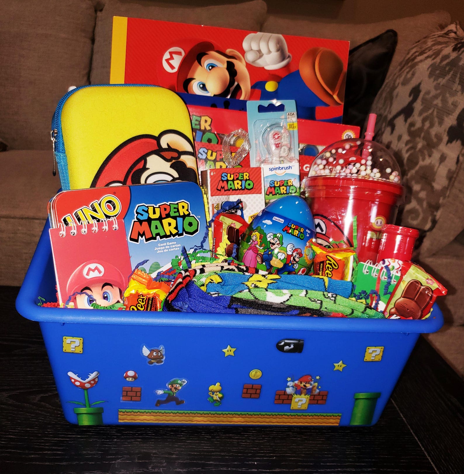 Super Mario Easter Basket - Etsy