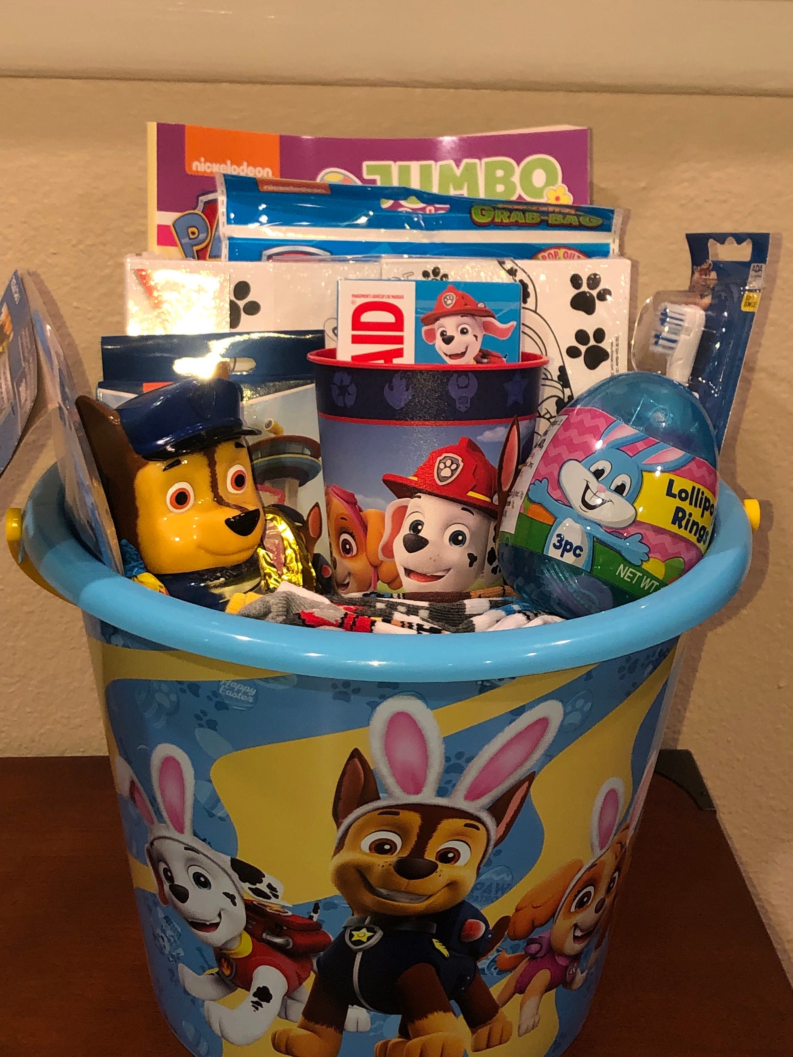 Paw Patrol Easter Basket - Etsy