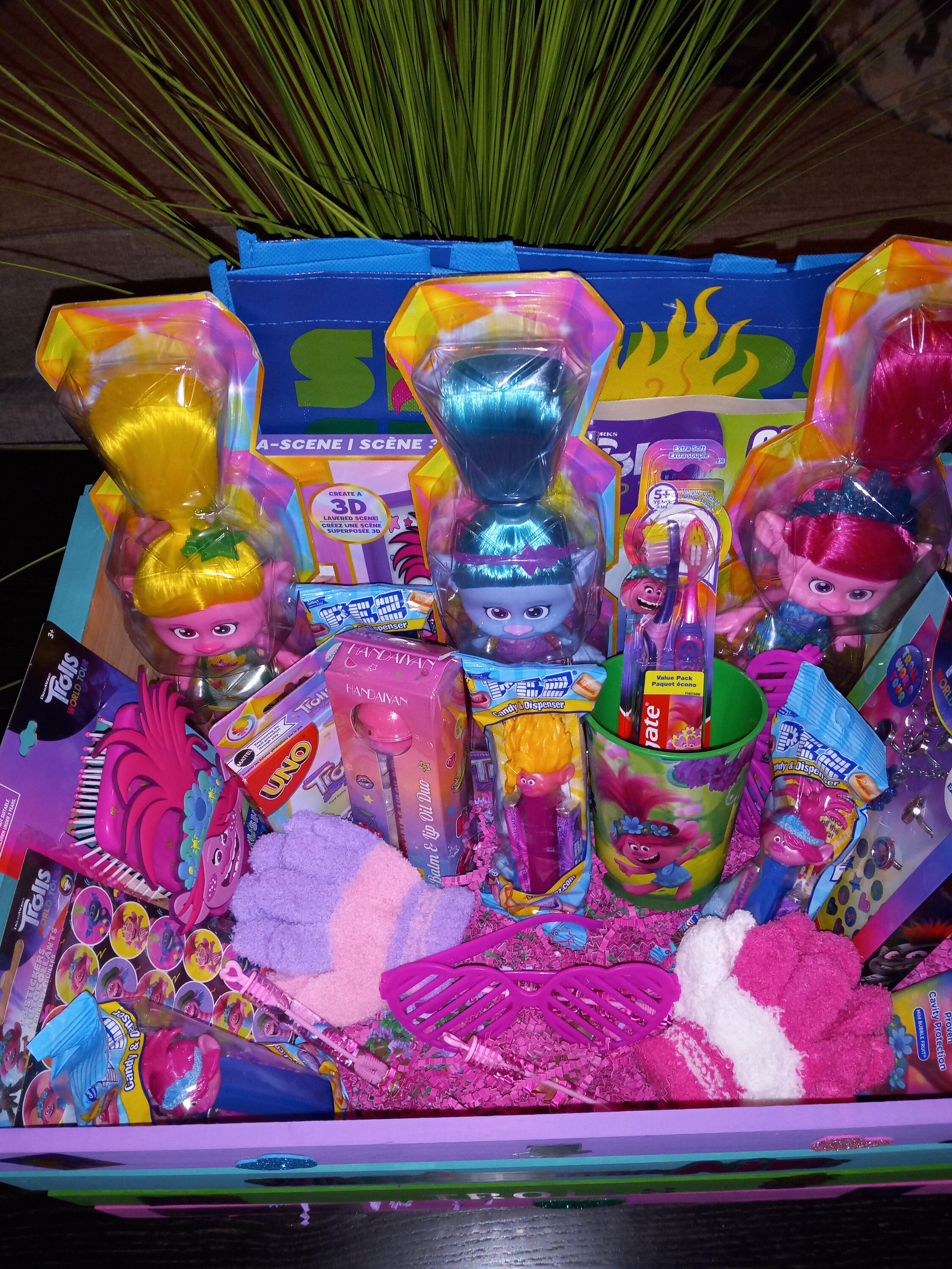 TROLLS GIFT BASKET - Etsy