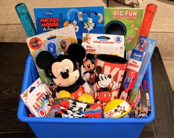 Mickey Mouse Themed Easter Basket - Etsy