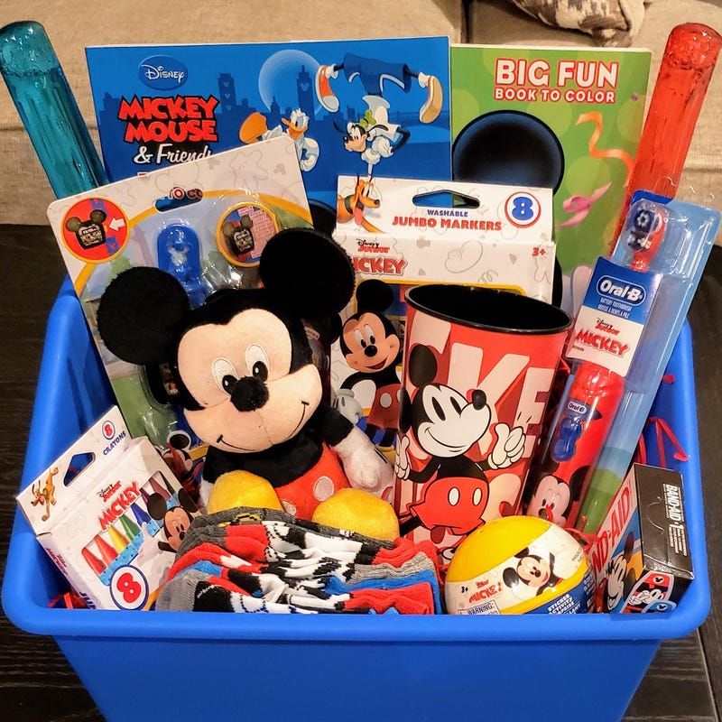 Mickey Mouse Basket - Etsy