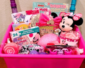 Minnie Mouse Easter Basket//minnie Mouse//easter//my First Year - Etsy