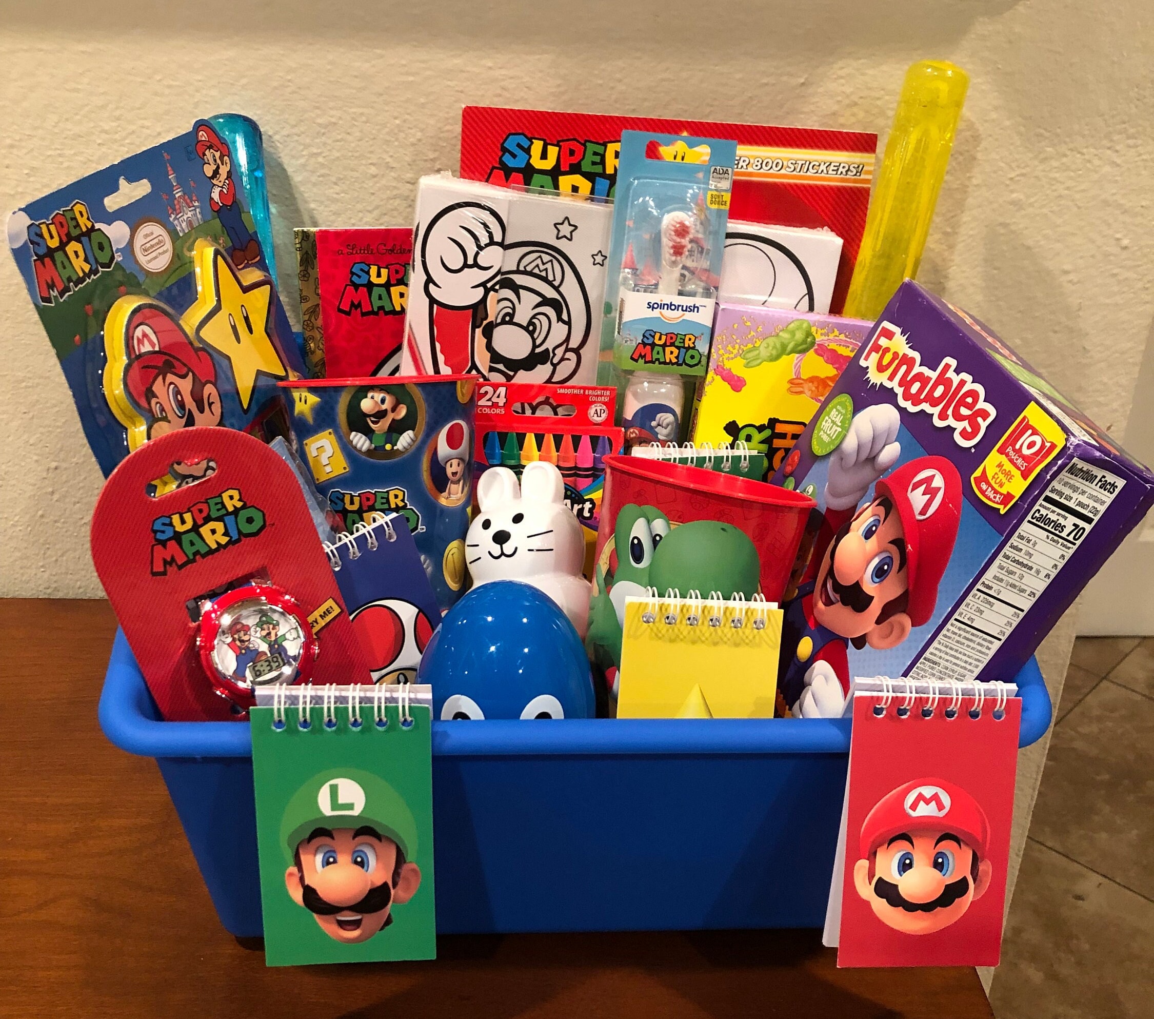 Super Mario Easter Basket - Etsy