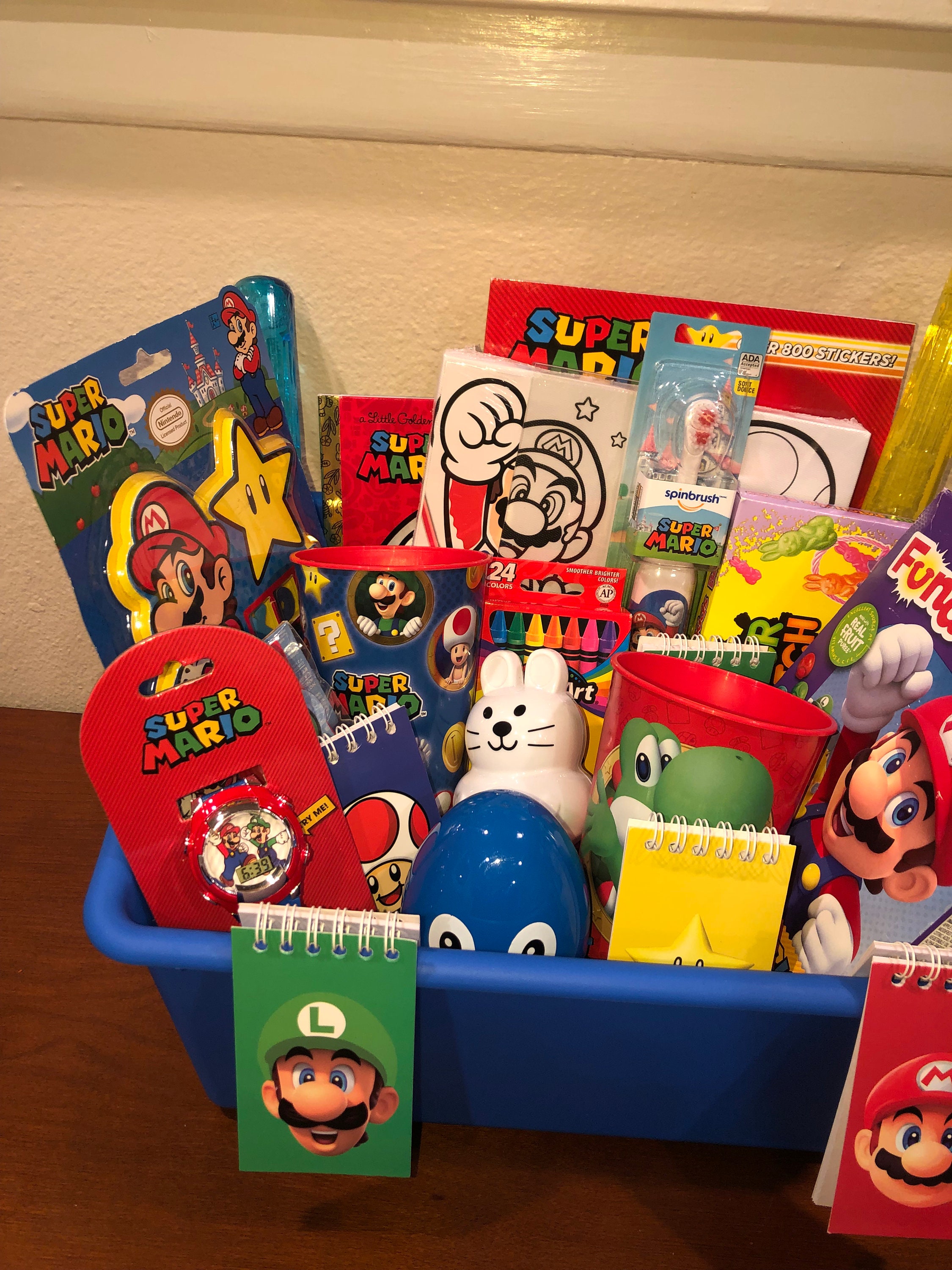 Super Mario Easter Basket - Etsy