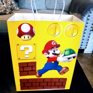 Super Mario Party Favor Bags - Etsy