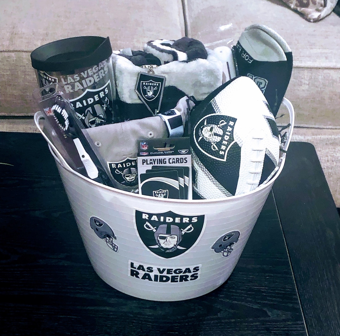 Raiders Fan Gift Basket: Hat, Blanket, Tumbler & More - Etsy
