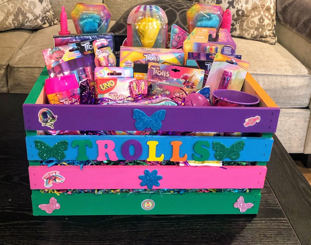 Trolls Easter Basket - Etsy