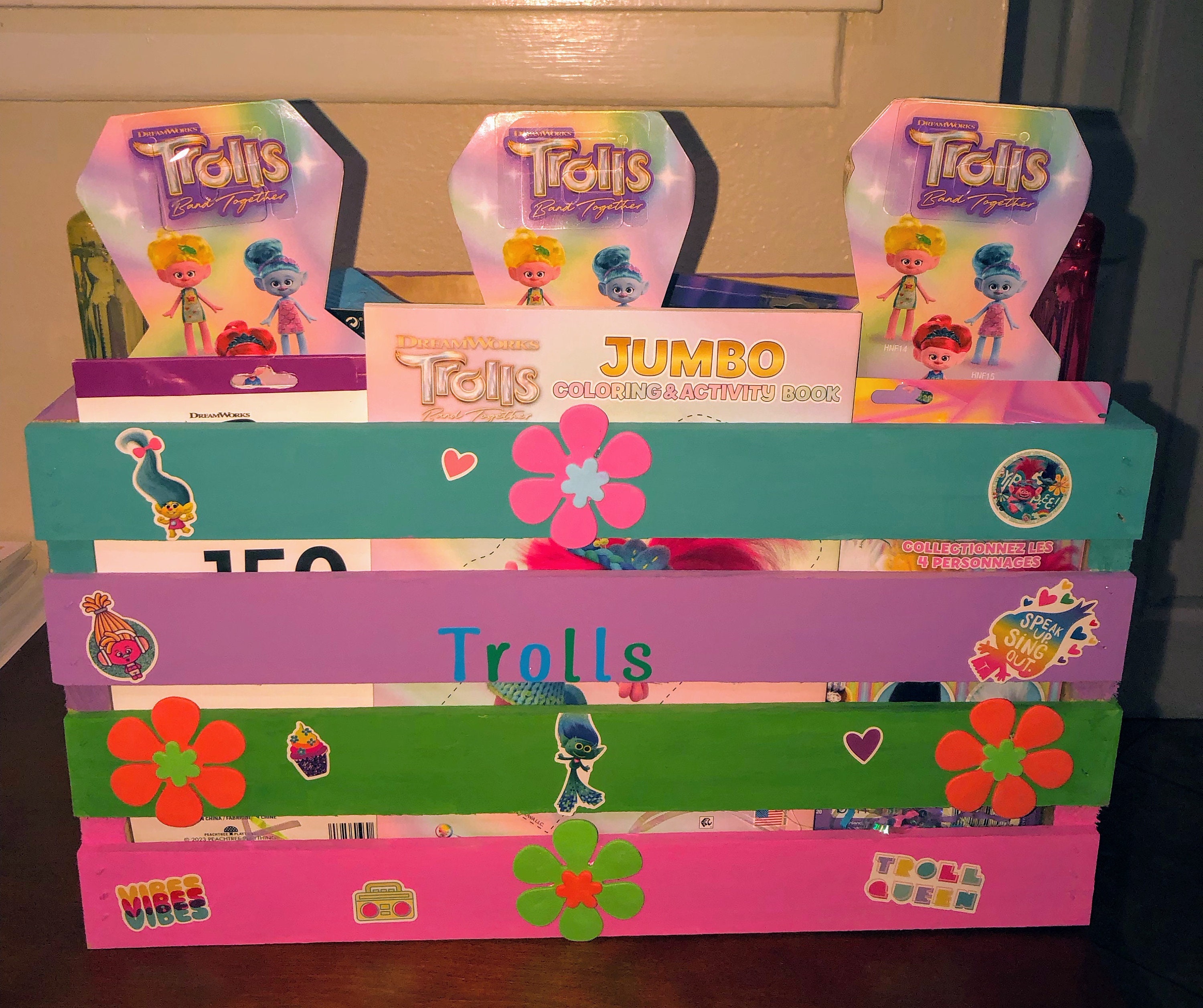 TROLLS GIFT BASKET - Etsy