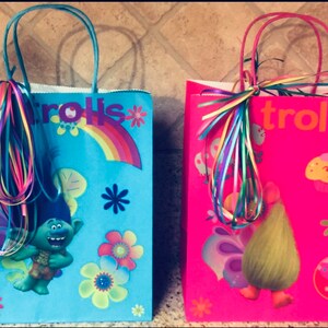 Trolls Party Favor Bags - Etsy