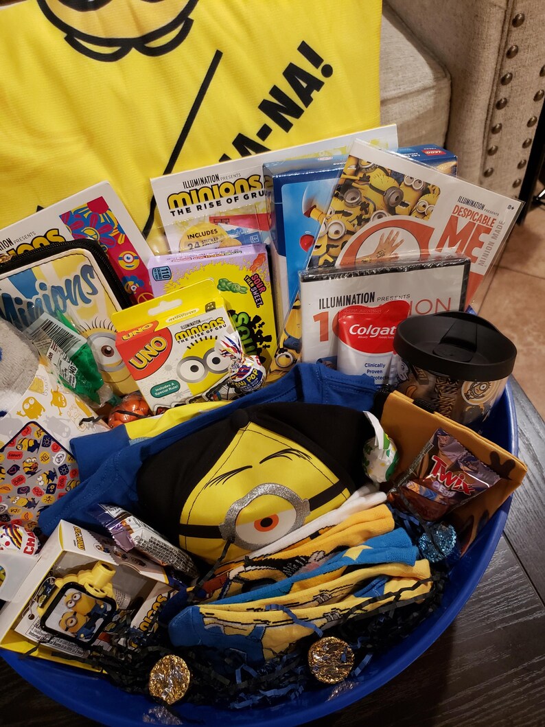 Minions Basket - Etsy