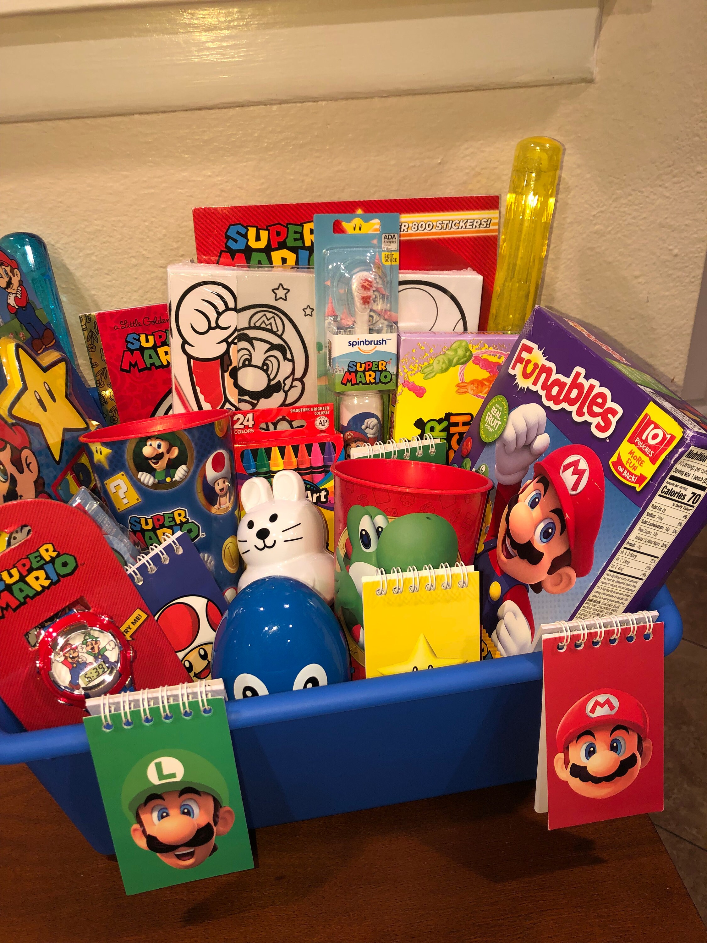 Super Mario Easter Basket - Etsy