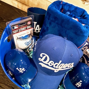 LA Dodgers Basket - Etsy