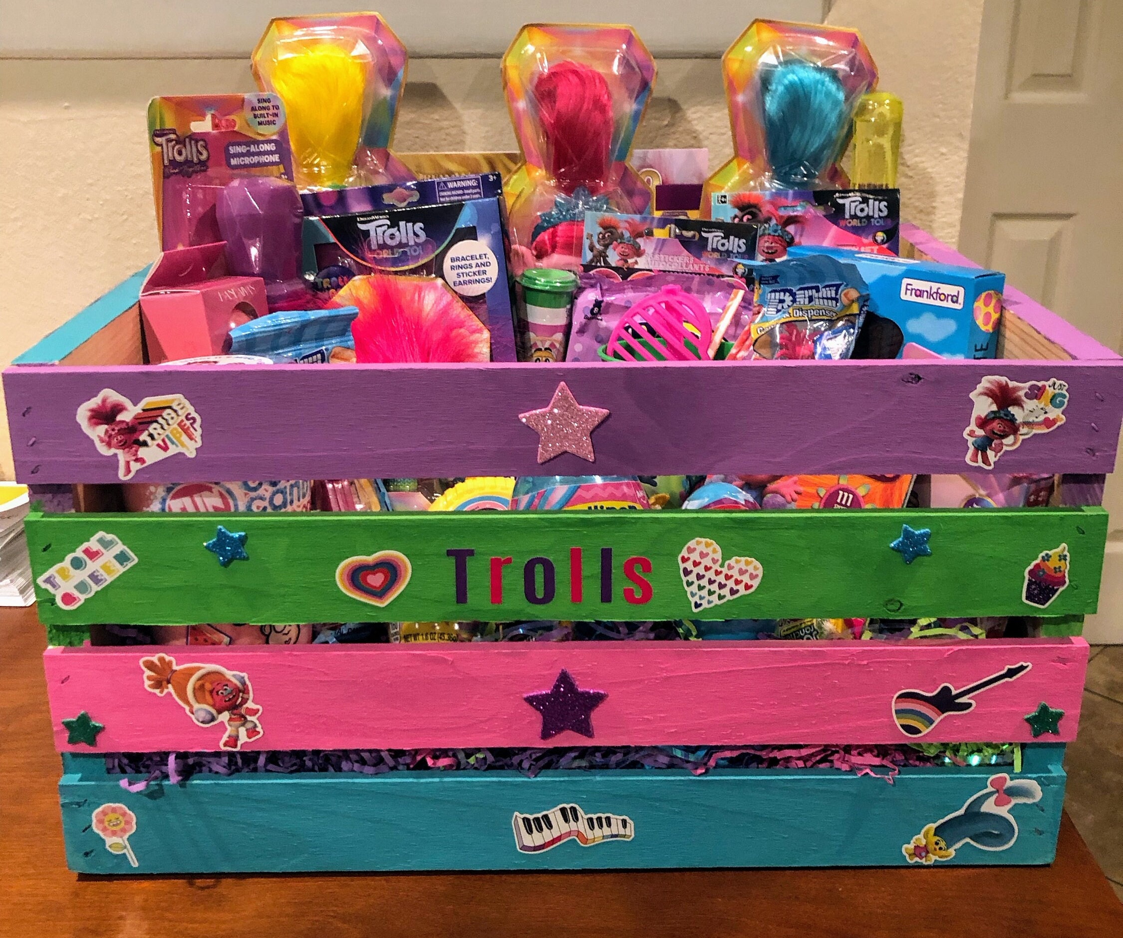 TROLLS GIFT BASKET - Etsy