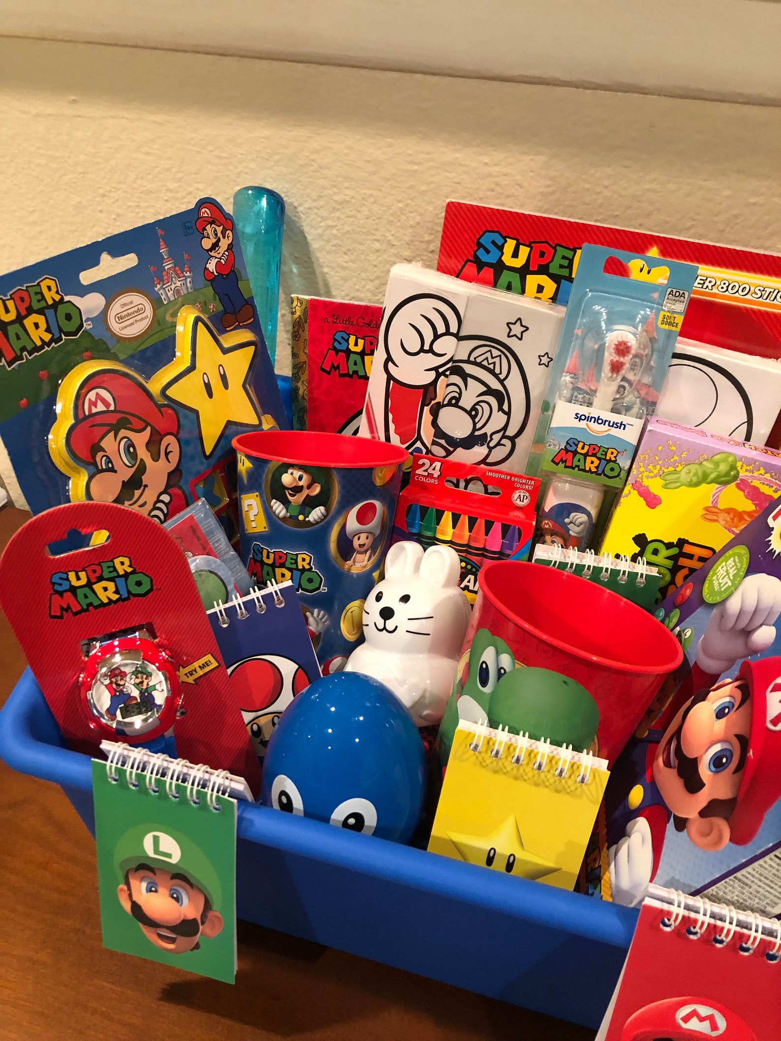 Super Mario Easter Basket - Etsy