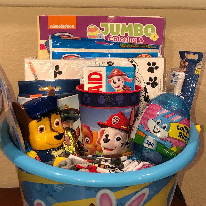 Paw Patrol Easter Basket - Etsy