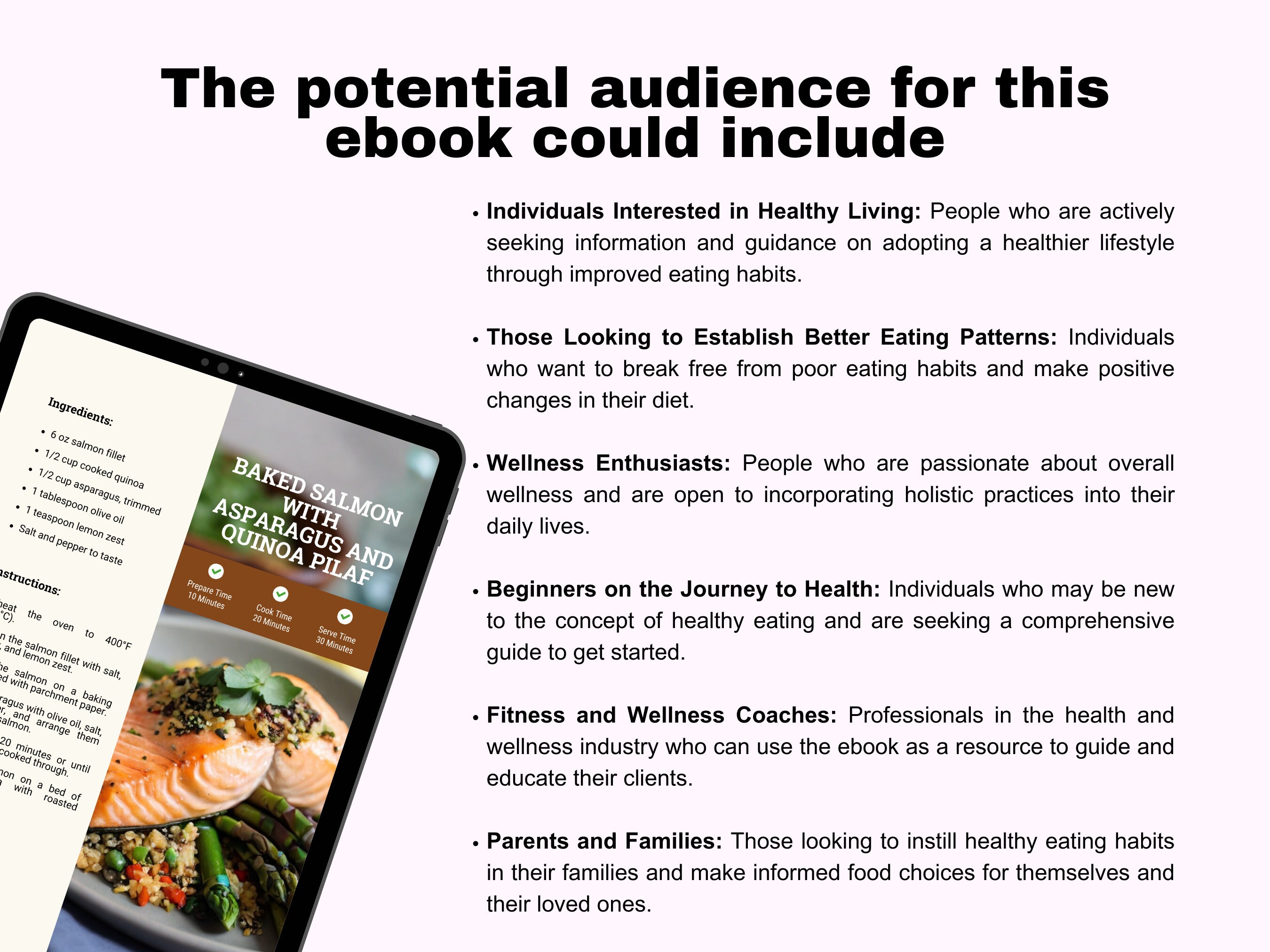 Daily Recipes for Healthy Meals, Done-for-you PLR Ebook, Easy Recipes ...