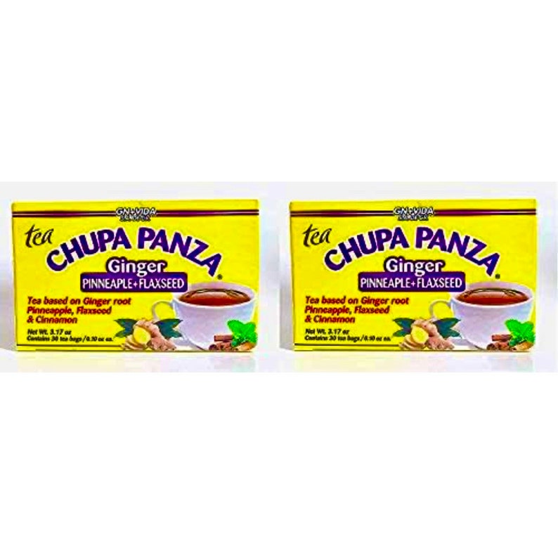 Tea CHUPA Panza, Tea Based ONGINGER Root, PINNEAPPLE, Flax & Cinnamon ...