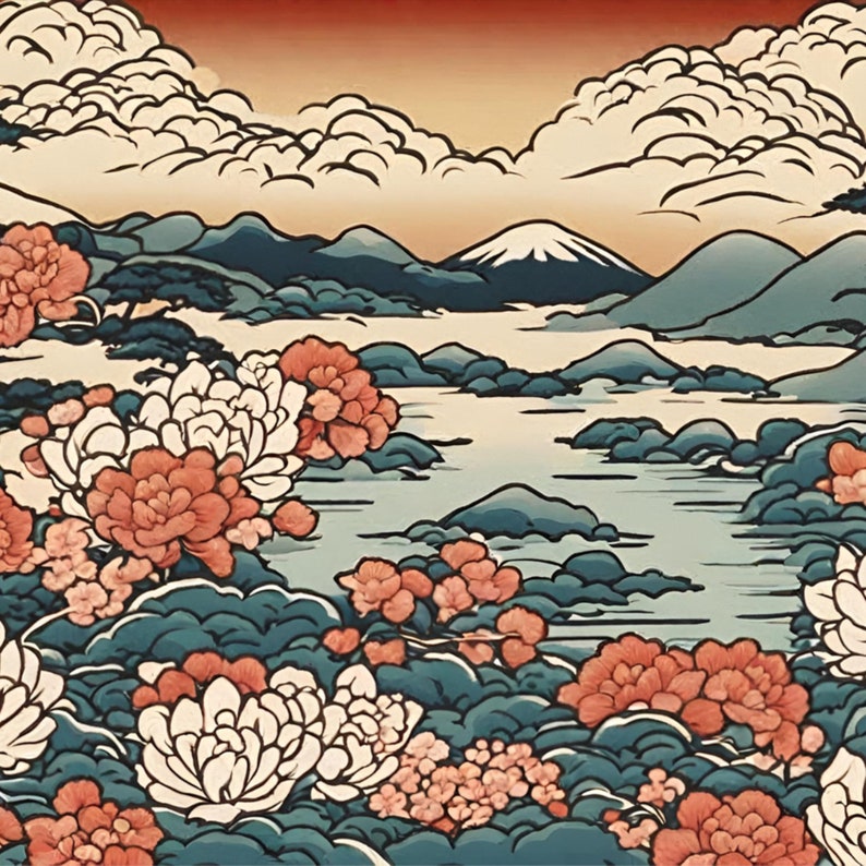 Japanese Inspired Flip Flops Beachwear Summer Beach Lover Gift Japan ...