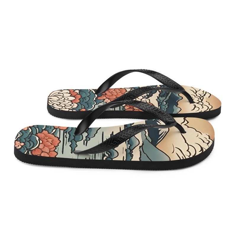 Japanese Inspired Flip Flops Beachwear Summer Beach Lover Gift Japan ...
