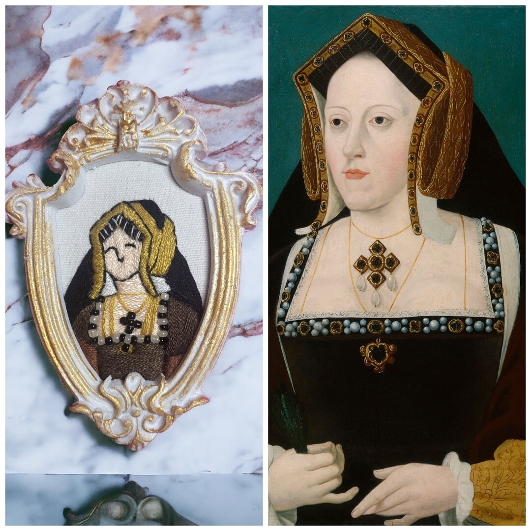 Tudor Queens Miniature Portraits Set Wives of Henry VIII the Tudors ...
