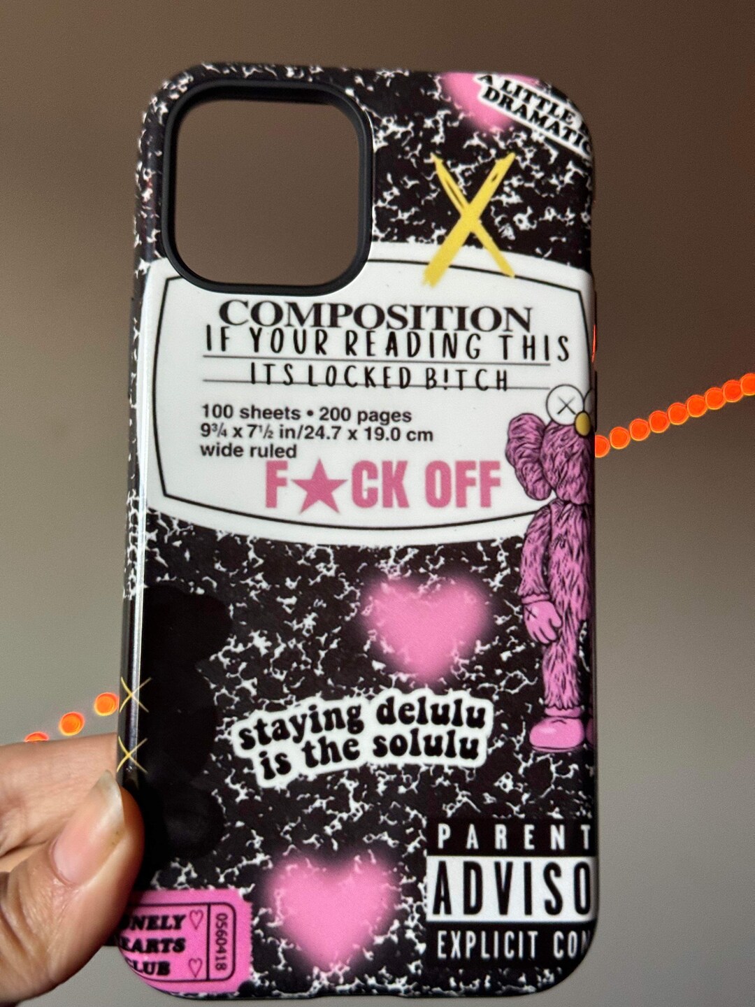 KAWS Composition Case - Etsy