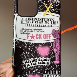 KAWS Composition Case - Etsy