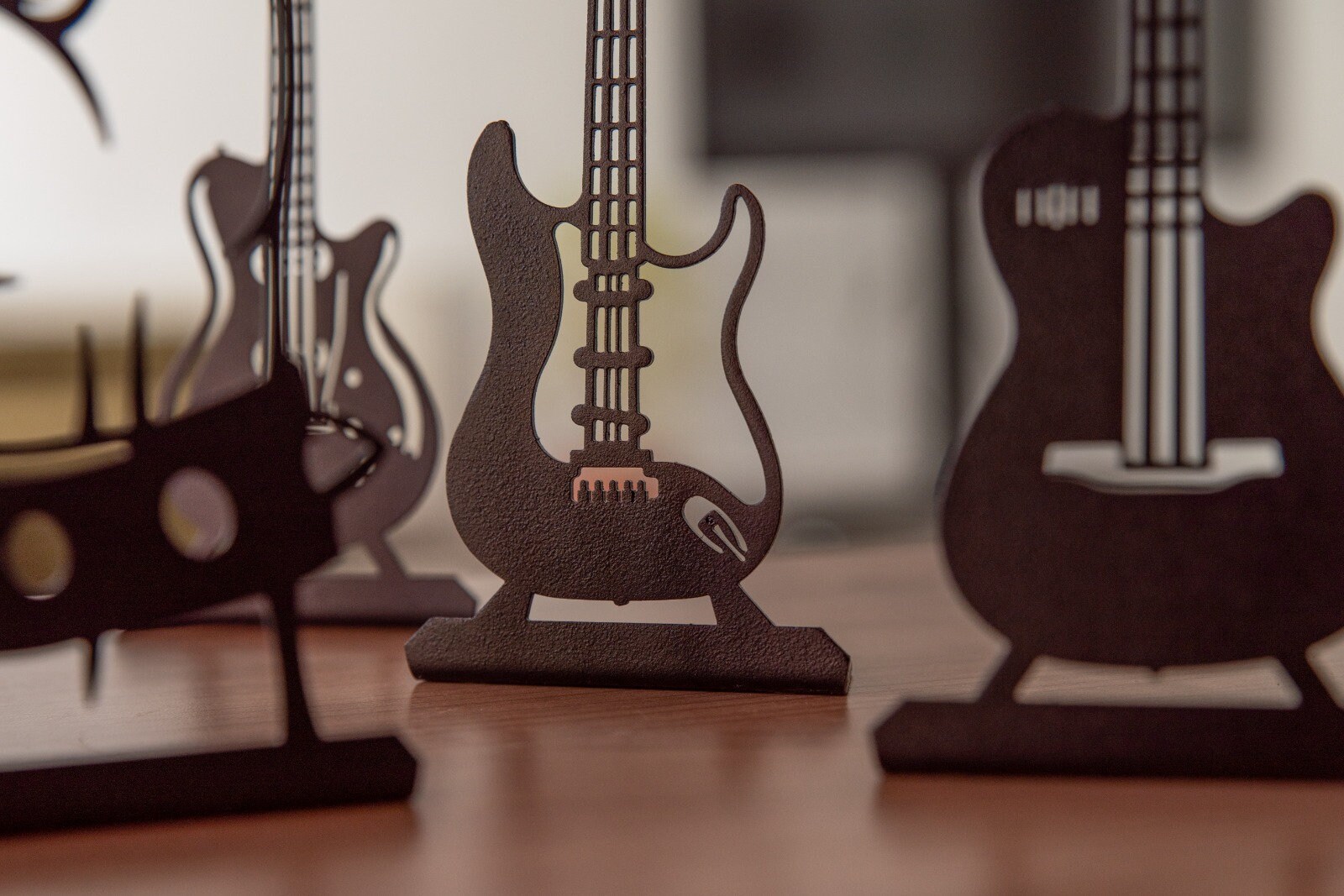 7 Piece Guitar Set Metal Desktop Decor - Etsy